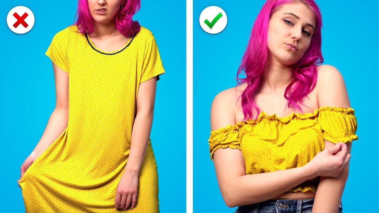 9 Easy DIY Fashion Craft Ideas! Best Clothing and Accessories Hacks ...